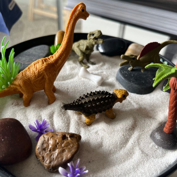 Dinosaur Zen Garden Jurassic T-rex Dino Mindful Work From Home Gift ...
