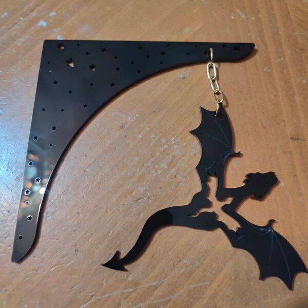 Dragon Bookself Decor | Bookshelf Hanging Charm | Fantasy Bookish ...