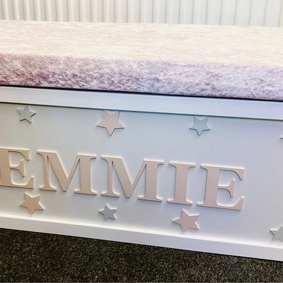 Personalised Toy Box, Custom, Bespoke, Wooden, Toy Box, Large, Toybox ...