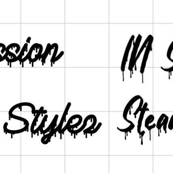 Drip Font, Blood Font, OTF & TTF Dripping Fonts, Installable Font ...