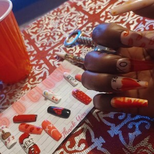 Gold Watch, Nail Set, Press on Nails, Glue on Nails - Etsy