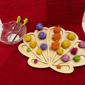 Flisat Insert Rainbow Sensory Table Insert Montessori Learning Activity ...