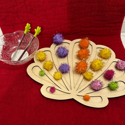 Flisat Insert Rainbow Sensory Table Insert Montessori Learning Activity ...