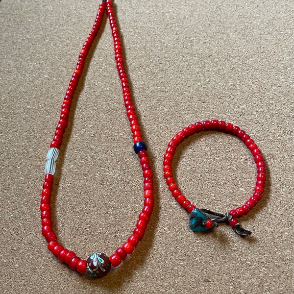 Old African Ostrich Egg Shell Heishi Trade Beads - Etsy