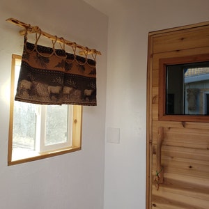 30 50 Wood Curtain Rod, Natural Wood Curtain Rods, Rustic Cedar Rods ...