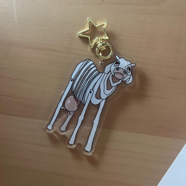 Keychain Cow Inspired Broadway Theatre Charm - Etsy