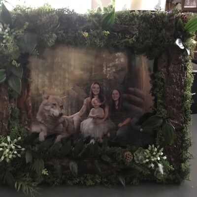 Handmade Green Woodland Photo Frame medium - Etsy