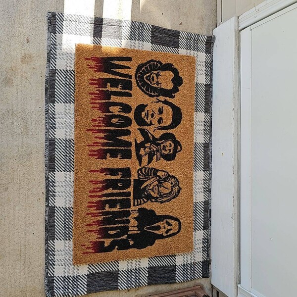 Pink Hey Yall Cow Print Doormat | Animal Print | Western | Ranch | Farm ...