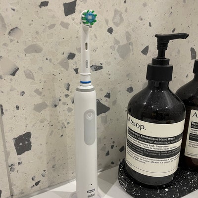 Grey Toothbrush Stand for 1, 2, 3, 4, 5 Braun Oral B Electric ...