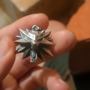 925 Sterling Silver Double Wolf Head Ring Handcrafted, Unisex, Symbol ...