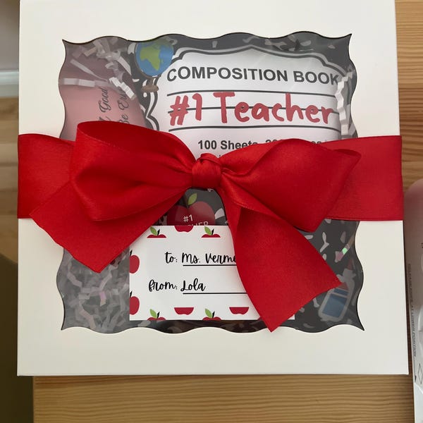 Teacher Holiday Goodie Box, Teacher Snacks, Teacher Appreciation Gift ...