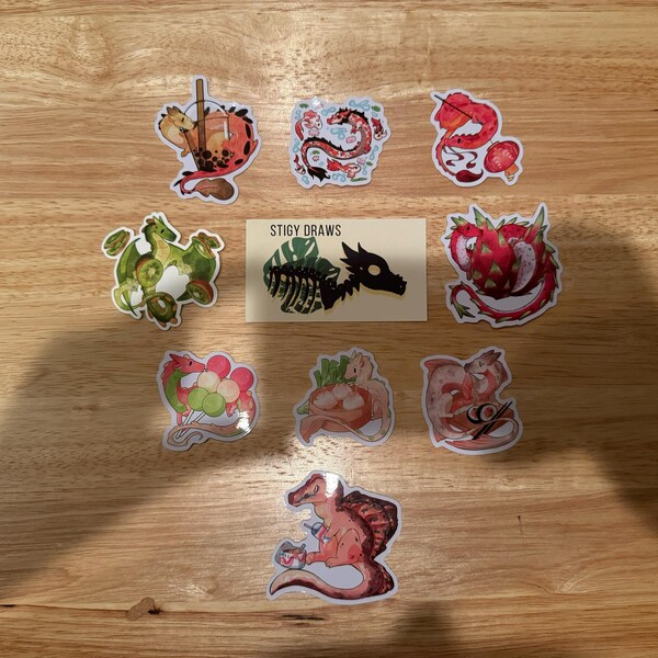 Boba Dragon Acrylic Keychain - Etsy