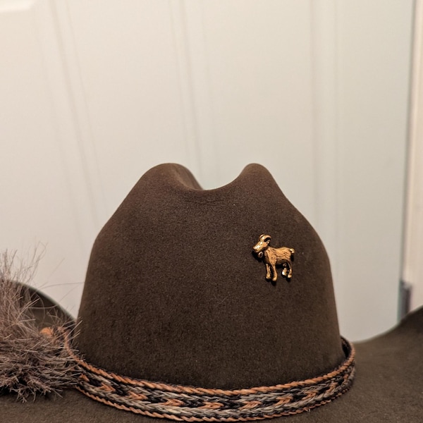 Goat Gold Dipped Pewter Lapel Pin- CC639G- Goat, Farm, Farming, G.O.A.T ...