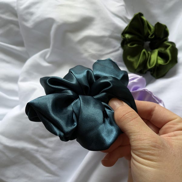 Mustard Yellow Long Tail Velvet Hair Ribbon | 18 Colours Available ...