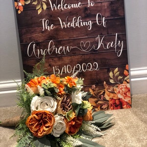 Rustic Wedding Table Plan Sign Wedding Seating Plan | Etsy UK