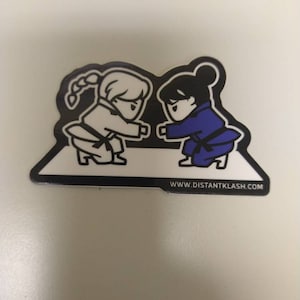 BJJ Jiu Jitsu Girls Fist Bump Patch Black Blue Pink - Etsy