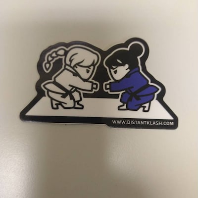 BJJ Jiu Jitsu Girls Fist Bump Patch Black Blue Pink - Etsy