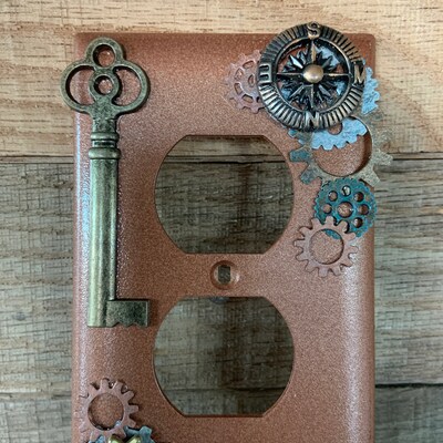 Copper Industrial / Steampunk Outlet Cover is Handcrafted Made From ...