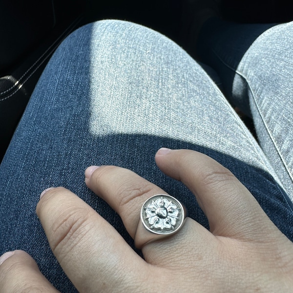 Gold Chi Rho Signet Ring, Christogram Signet Ring, Roman Catholic ...