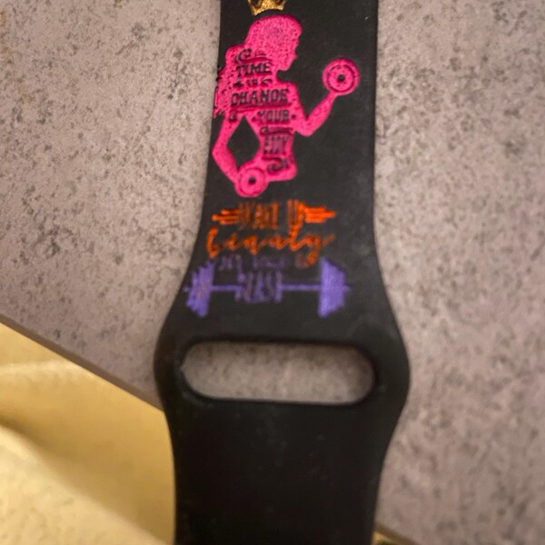 Autism Mom, Laser Engraved Watch, Samsung, Fitbit Versa 2, Gift for ...