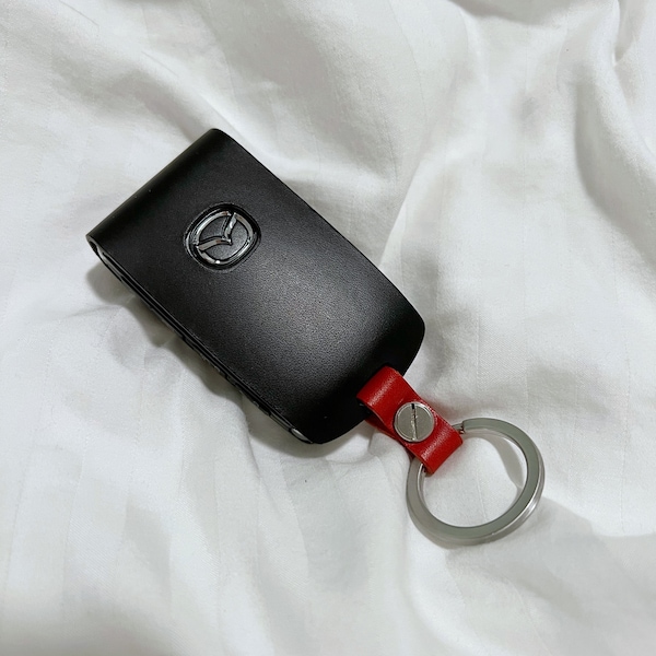 Mazda Series Leather Key Fob Cover Mazda 3, CX-30, CX-5, Mazda 6 - Key ...