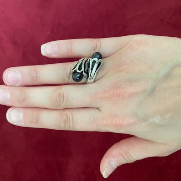 MISTER .45 "the Grin" - Sterling Silver Ring - Skull Ring - Biker Ring ...