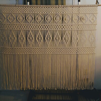 Macrame PATTERN Written PDF and Knot Guide Diy Macrame Wall Hanging ...