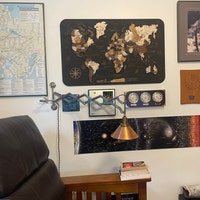 Push Pin Wall Map of USA Travel Decor, Gift for Wife Wooden Decor ...