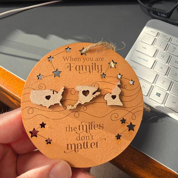 Togetherness|sign|ornaments| Miles Don't Matter | Family Magnet or ...