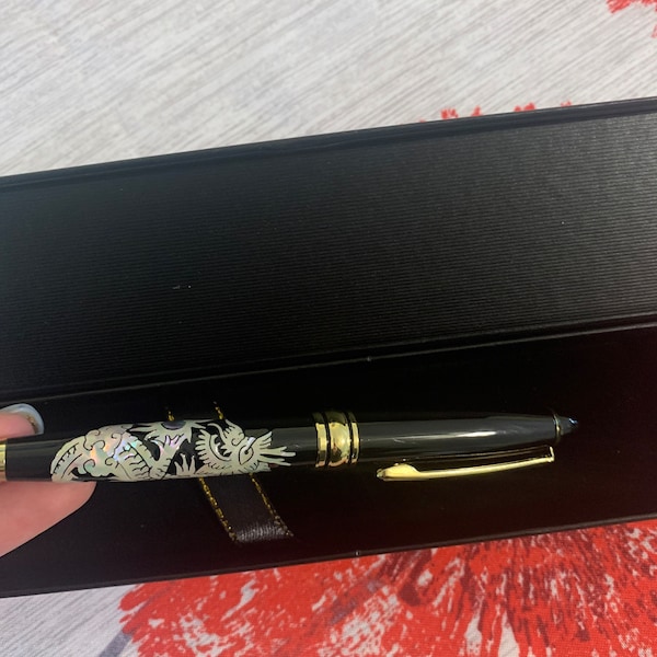 Mother of Pearl Jewelry Keepsake Box Asian Inlay Lacquer Wood Jewelry ...