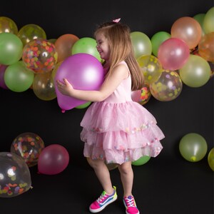 Pink Ombre Dress Long Pink Tutu Dress Pink Tutu Dress | Etsy