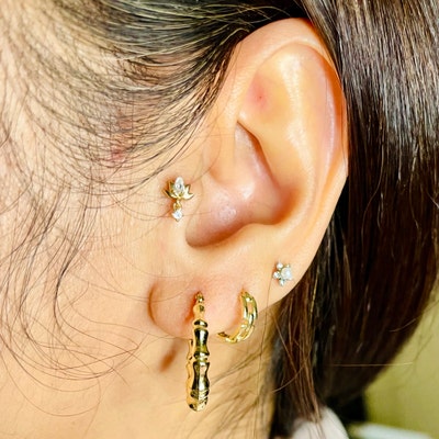 14K Yellow Gold Fox Tail Necklace/ Gold Palma Necklace Chain ...