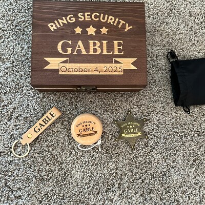 Personalized Wooden Gift Box With Lock & Key , Engraved Wood Jewelry ...