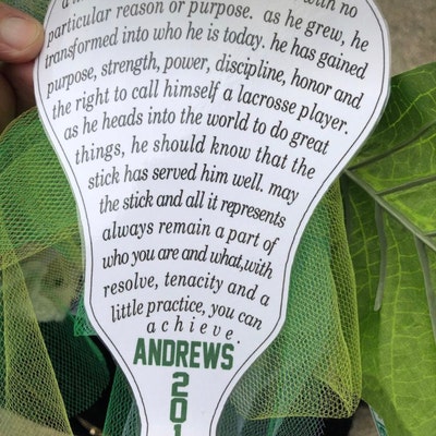 Ladies Lacrosse Poem for Graduates or Gift - Etsy