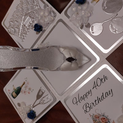 Birthday Explosion Box, Exploding Box Card, Pop up Birthday Card ...