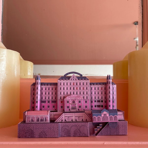 The Grand Budapest Hotel - Papercraft Paper Model - Mendl's Pastry Box ...