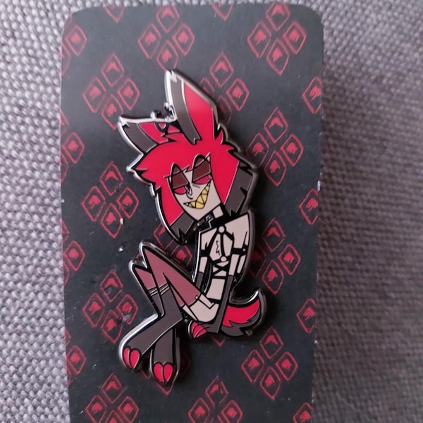 2” Spicy Alastor Hazbin Hotel Enamel Pins - Etsy