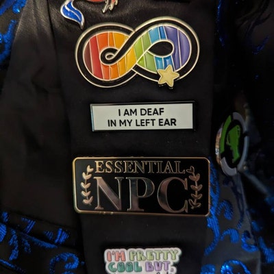 Autistic Pride No Puzzle Piece Enamel Pin - Etsy