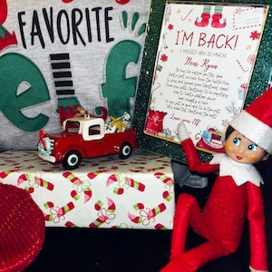 Editable Elf Arrival Letter, Christmas Elf Welcome Letter, Festive ...