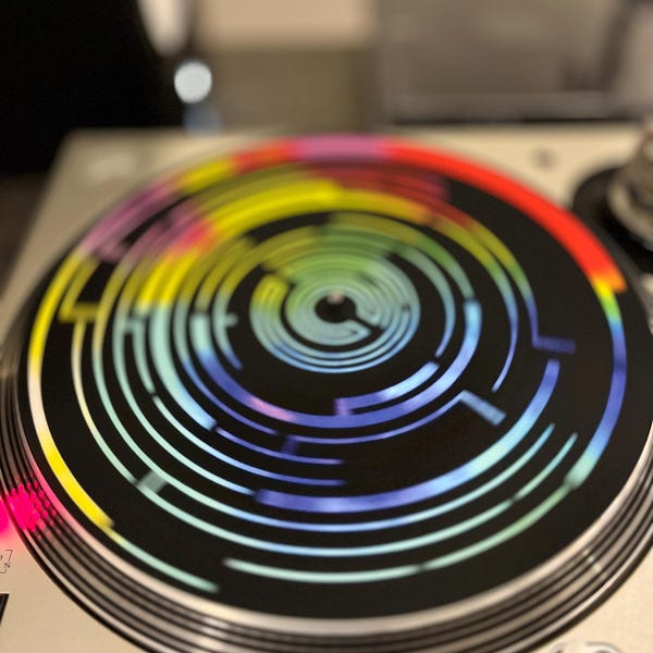 Time Machine Pressed Felt Turntable Slipmat Accesory Vinyl Record ...
