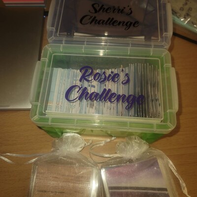 100 Envelope Challenge Box Box and Tracker ONLY - Etsy