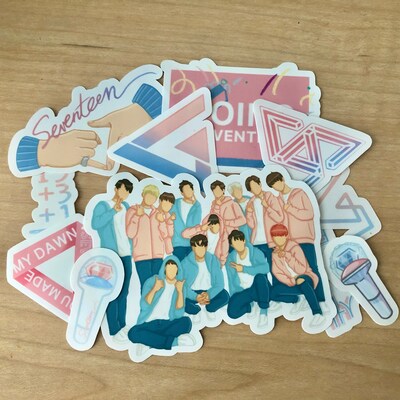 11pcs Seventeen Kpop Sticker Pack - Etsy