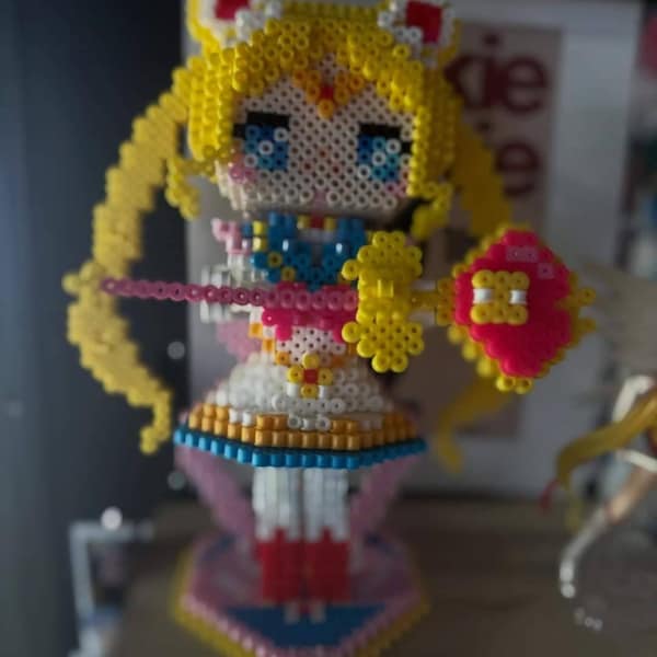 Instant Download!! 3D Perler Beads Pattern to Build This CUTE Anime ...