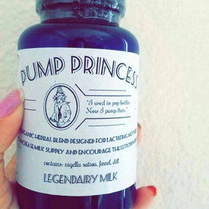 Pump Princess Organic Lactation Herbal Supplement - Etsy