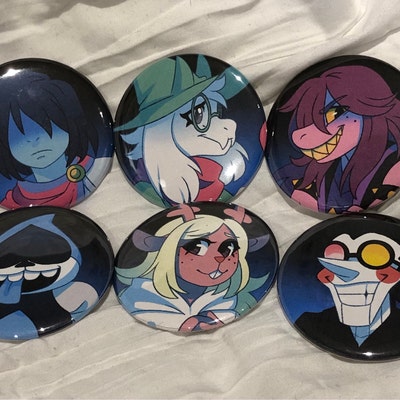 Deltarune Button Set - Etsy