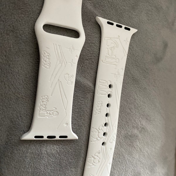 Modern Christmas Nativity Watch Band Silicone Laser Engraved, Apple ...