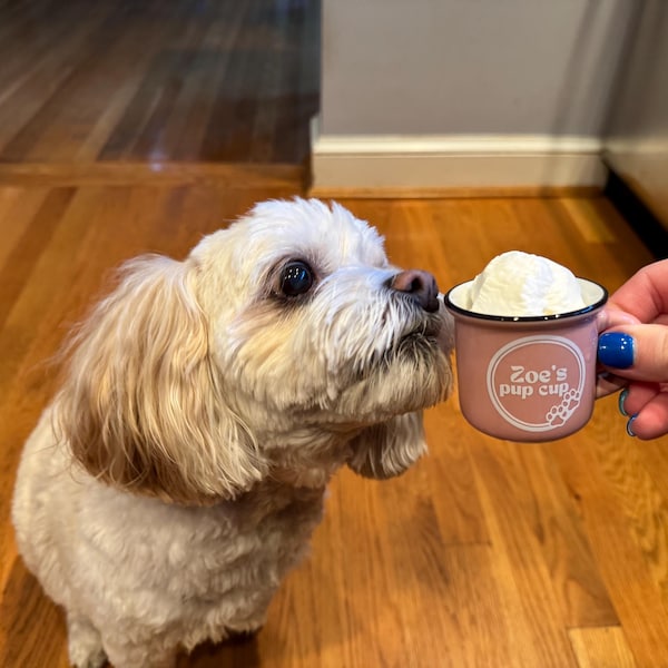 Reusable Pup Cup Custom Puppuccino Mug Dog Mom Gift 2oz Personalized ...