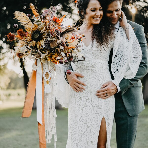 Made to Order-example Only | Hot Pink Brooch Bouquets Package |fabric ...