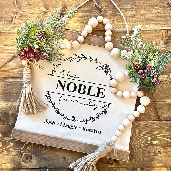 Circle Family Sign - Family Name Sign - DIGITAL Cut File - Svg, Dxf ...