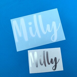 Custom Name Vinyl Decal Name Stickers Wedding Decor | Etsy